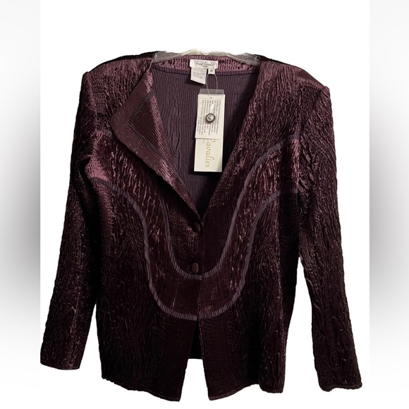 Great Cavalier | Jackets & Coats | Great Cavalier Gorgeous Wine Crushed ...